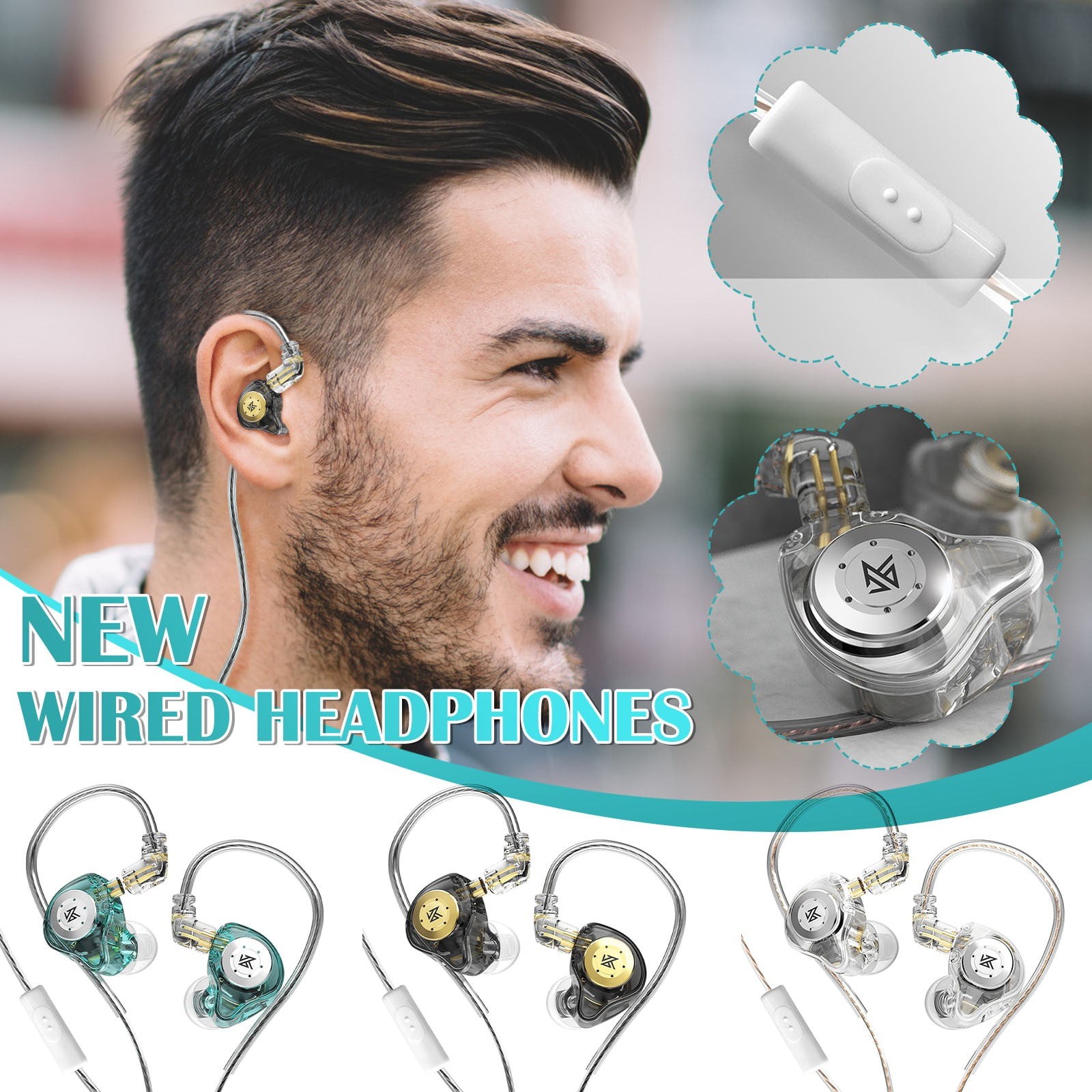 Isvgxsz Kids Headphones Wired Clearance Edxpro Kz Edx Pro In-Ear Monitors, Hifi Stereo Stage ...