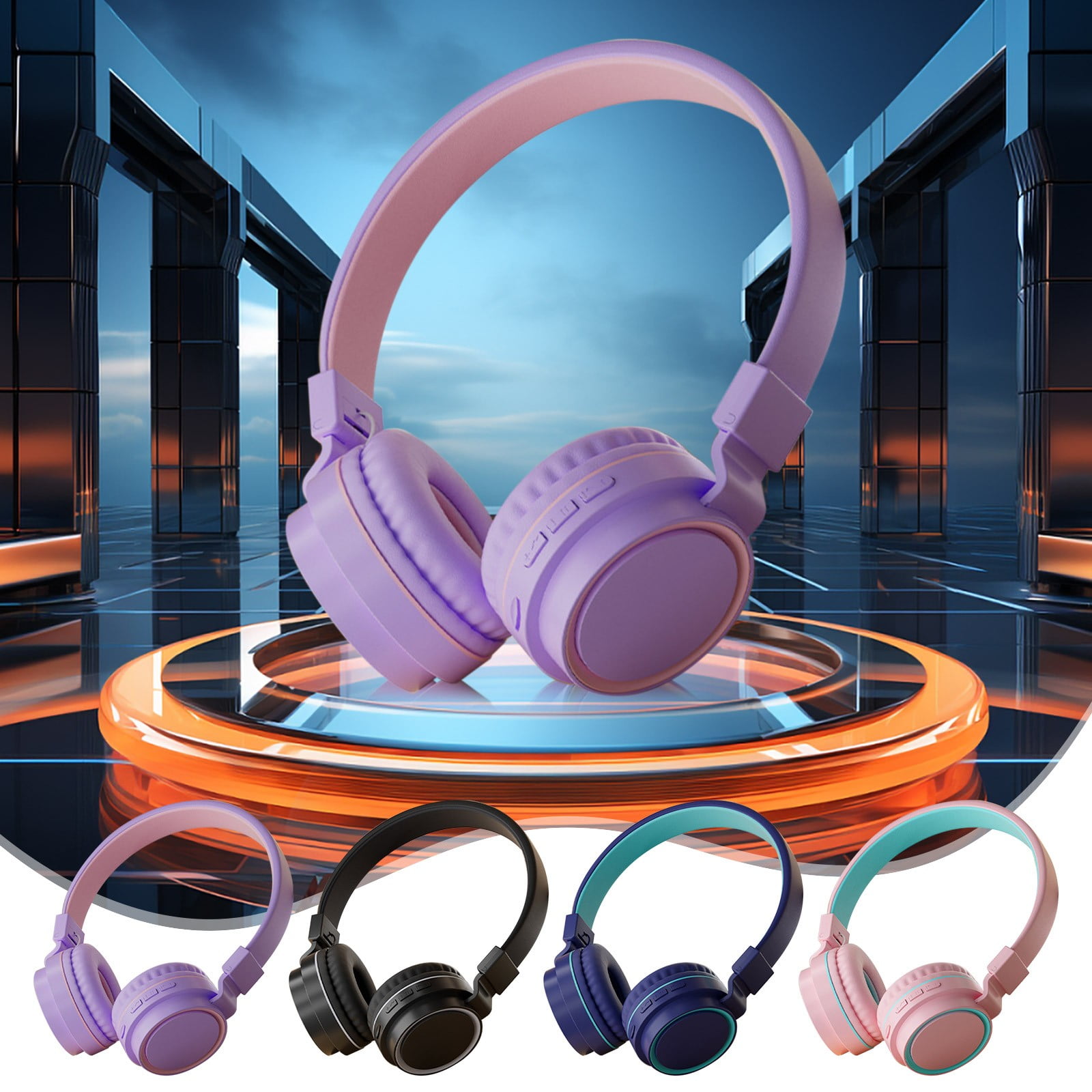 Isvgxsz New Headset with Mic Bluetooth 5.3 Wireless Earphones with Long ...