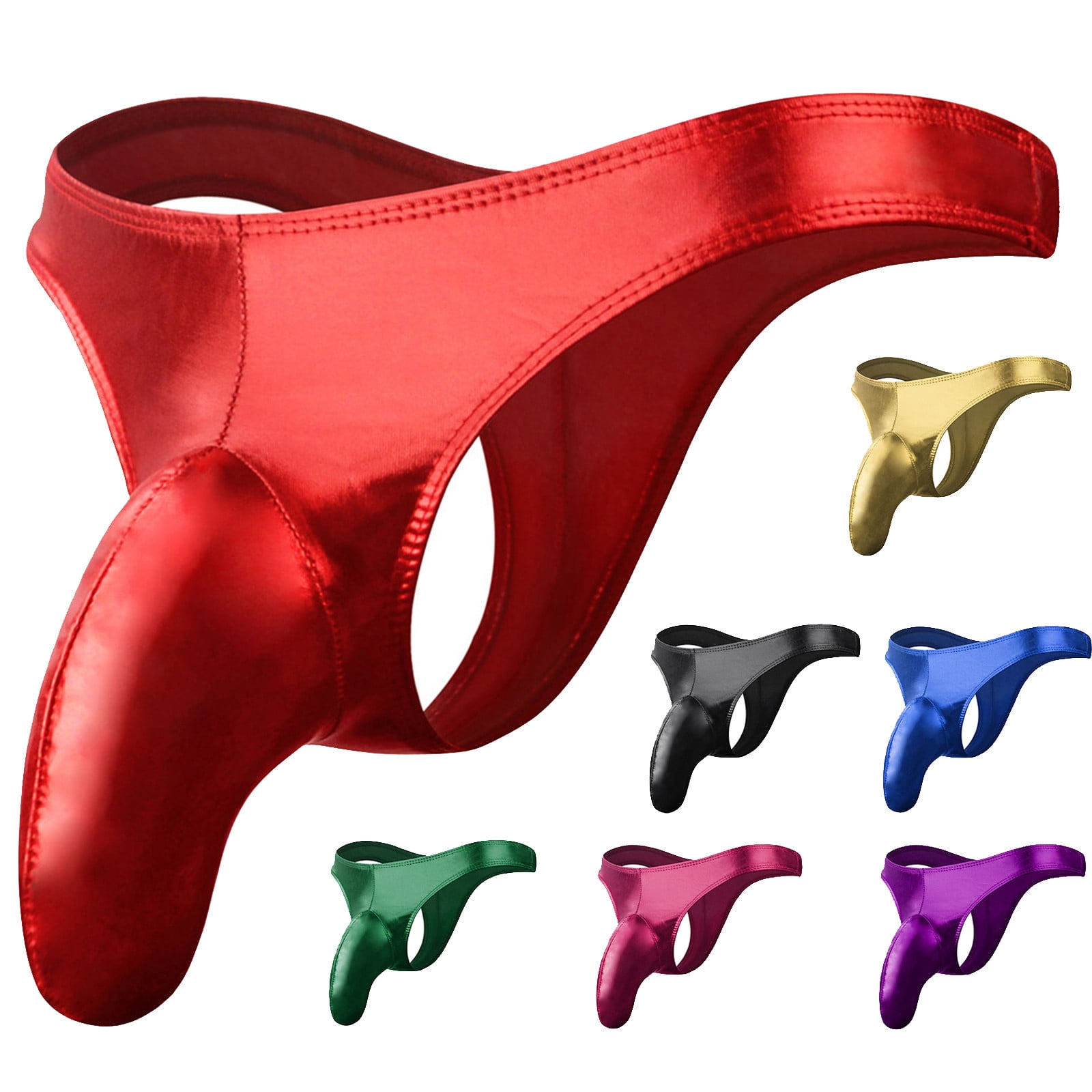 Isvgxsz New Mens Bikini Underwear Mens Fashion Sretch G String T Back Micro Thong Briefs