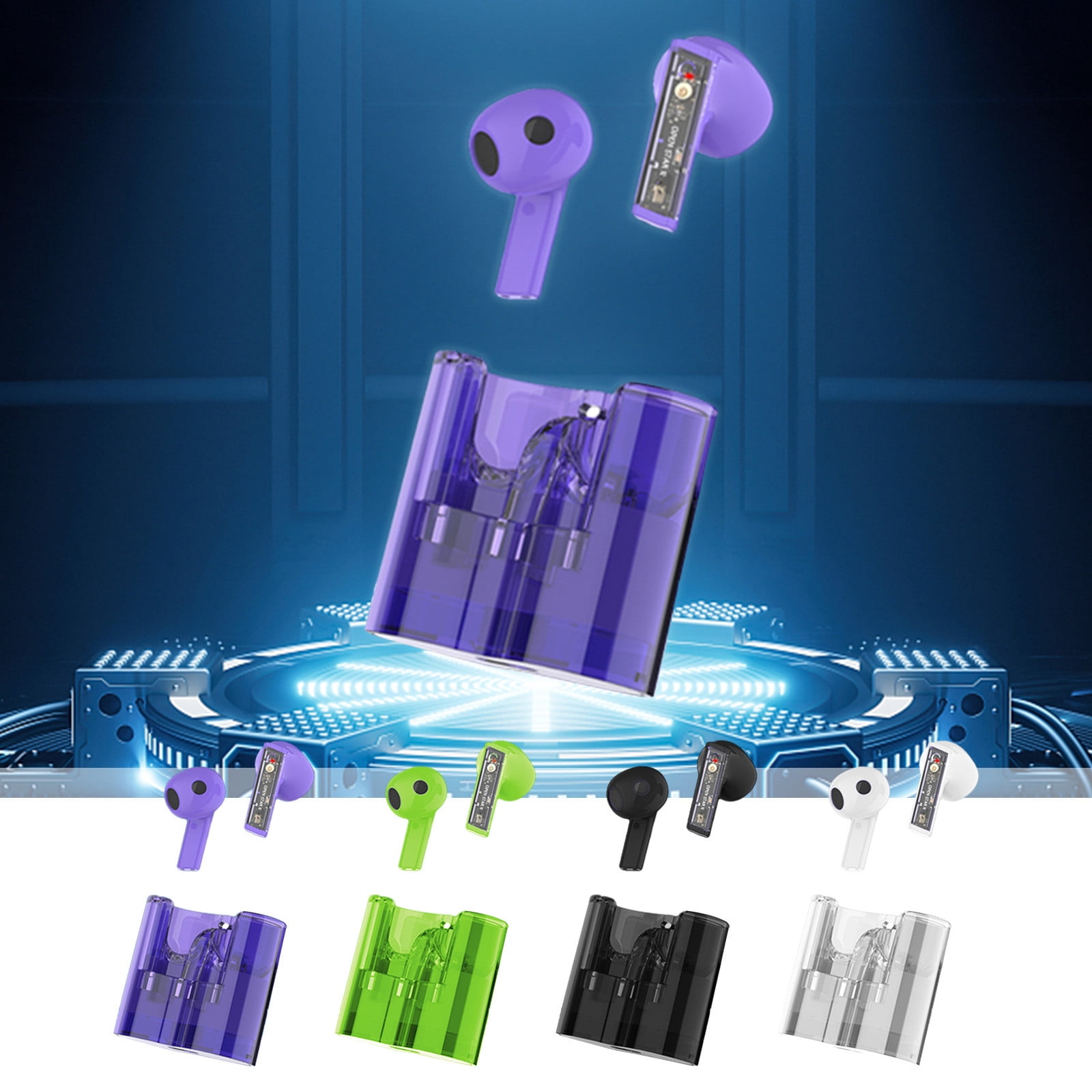 Isvgxsz Outdoor Easter Decor Wireless Earbuds Bluetooth 5.3 Half in Ear ...