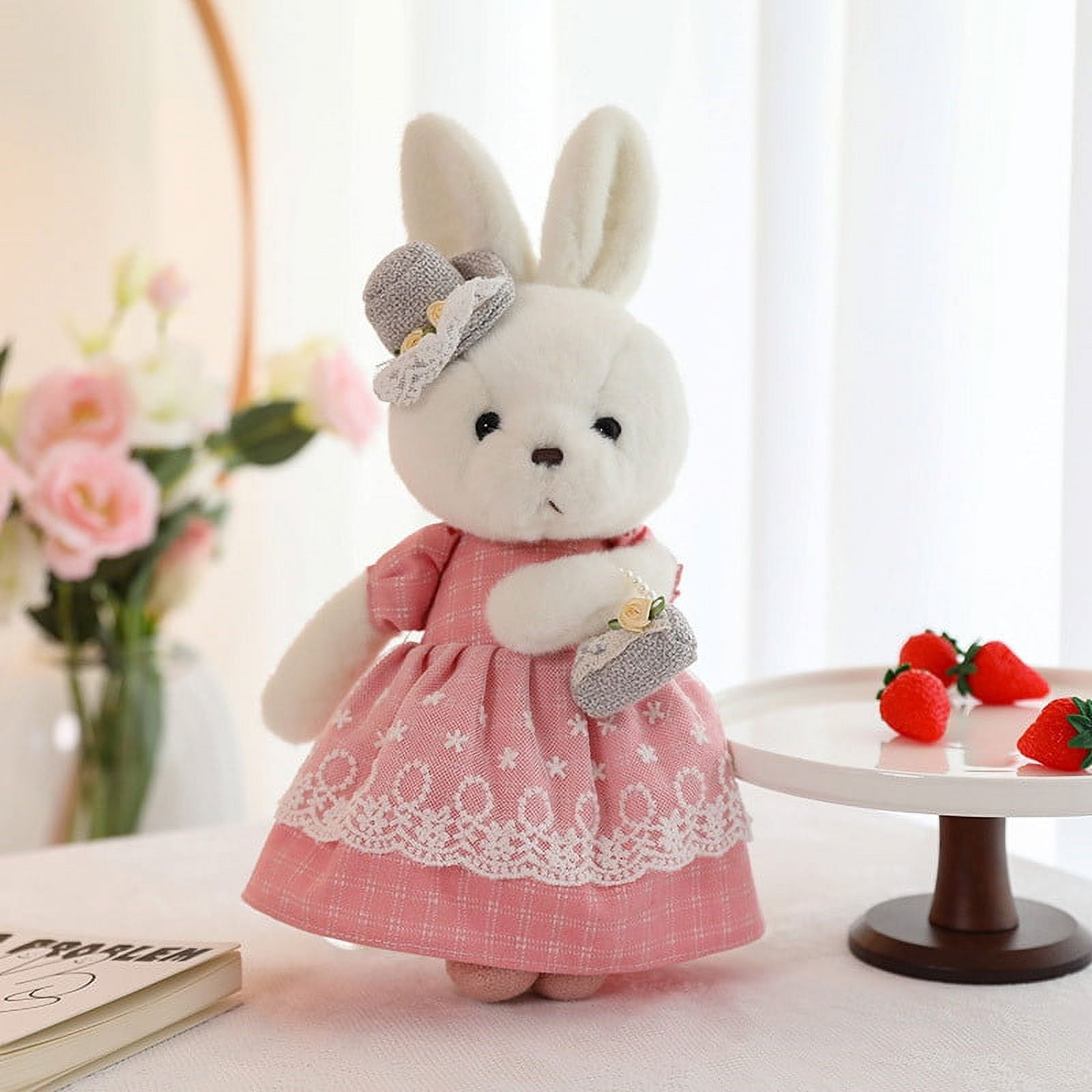 Isvgxsz Teddy Bear&Bunny Stuffed Animal Plush Rabbit Stuffed Bunny with ...