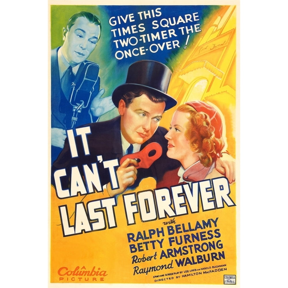 It Can'T Last Forever U Movie Poster Masterprint - Walmart.com