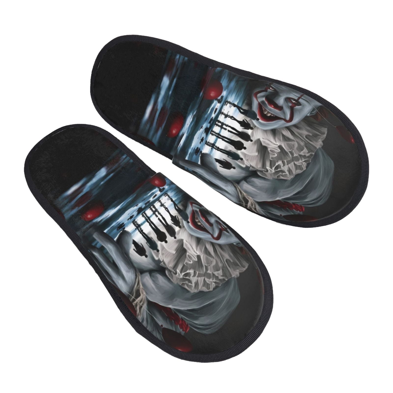 It Chapter 2 Pennywise Furry Slippers For Men Women Fuzzy House ...