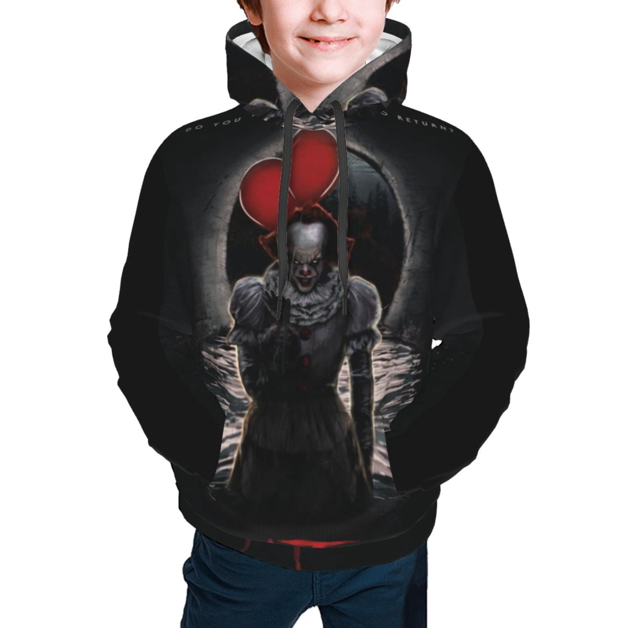 It Chapter 2 Pennywise Kids' Hoodie 3d Print Sweatshirt Soft Pullover ...