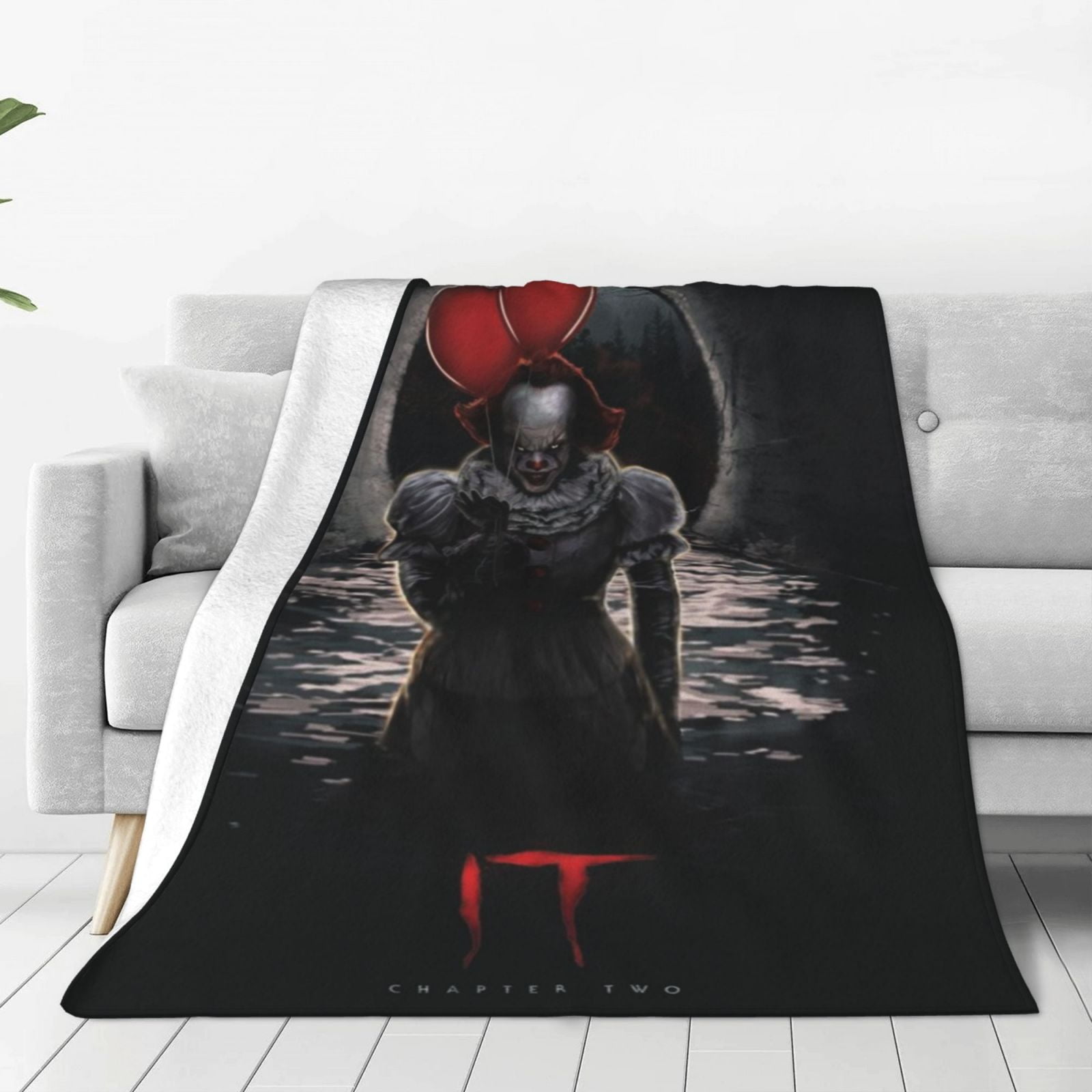 It Chapter 2 Pennywise Throw Blanket Couch Bed Sofa Soft Lightweight ...
