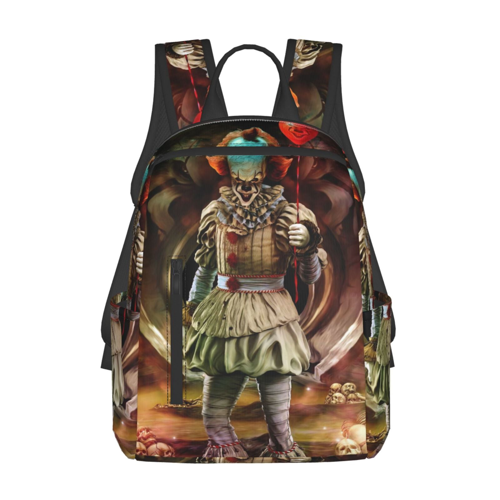 It Character Pennywise Backpack Unisex Daypack Adjustable Lightweight ...