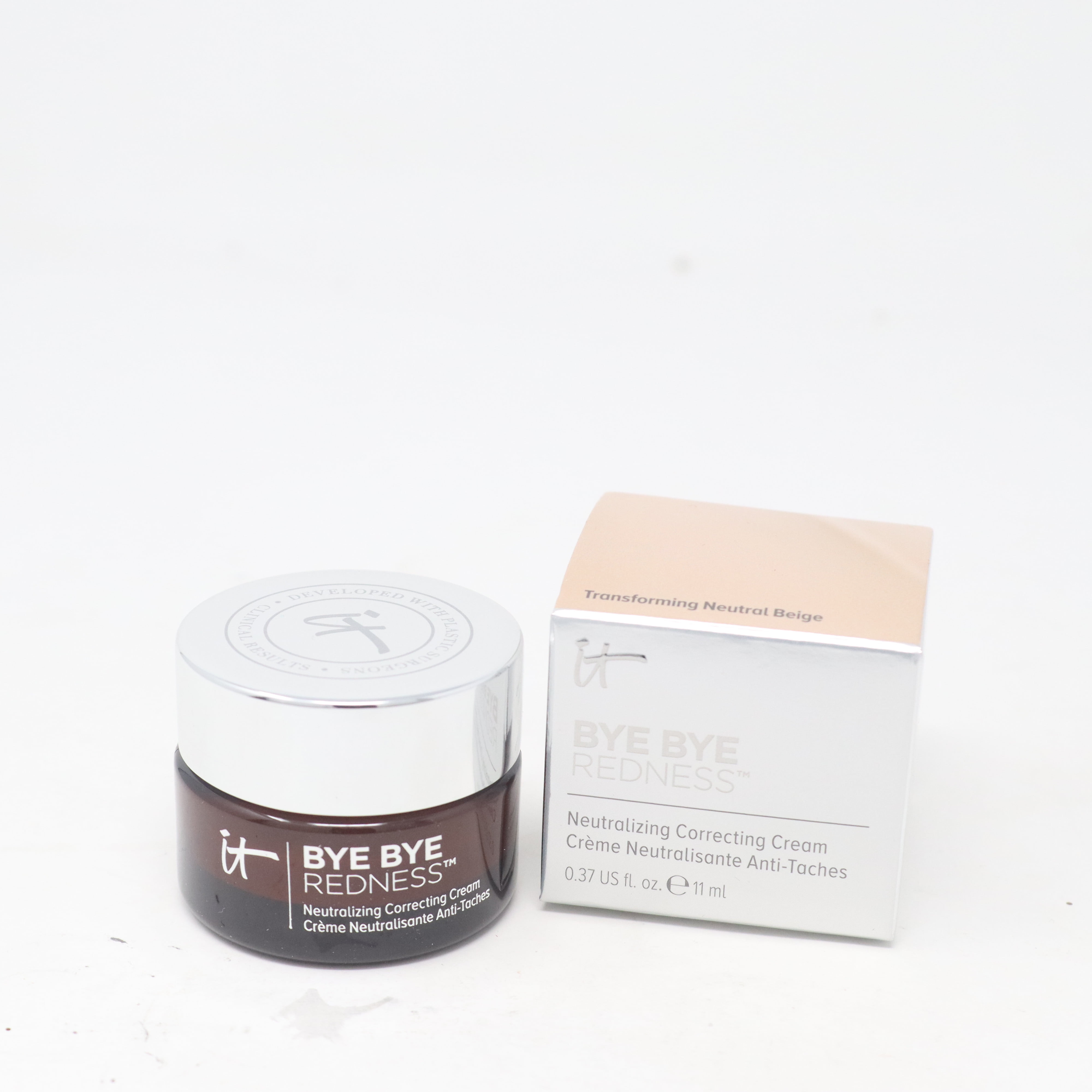 It Cosmetics, Bye Bye Redness Correcting Cream, 0.37 oz, Neutral Beige ...