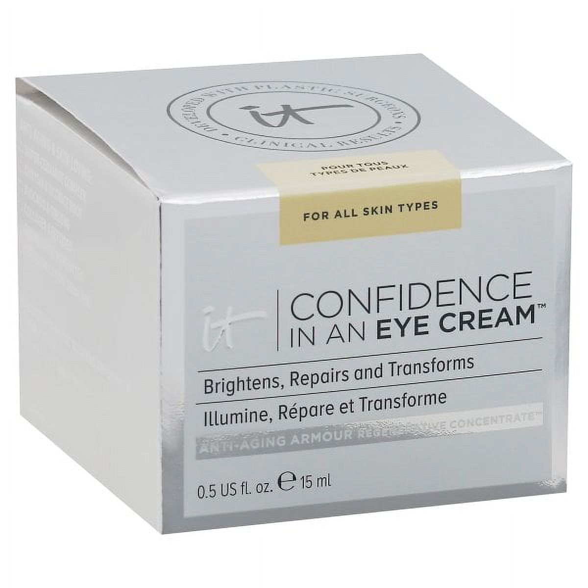 It Cosmetics Confidence in an Eye Cream, 0.5oz, Anti-Aging, Hydrate ...