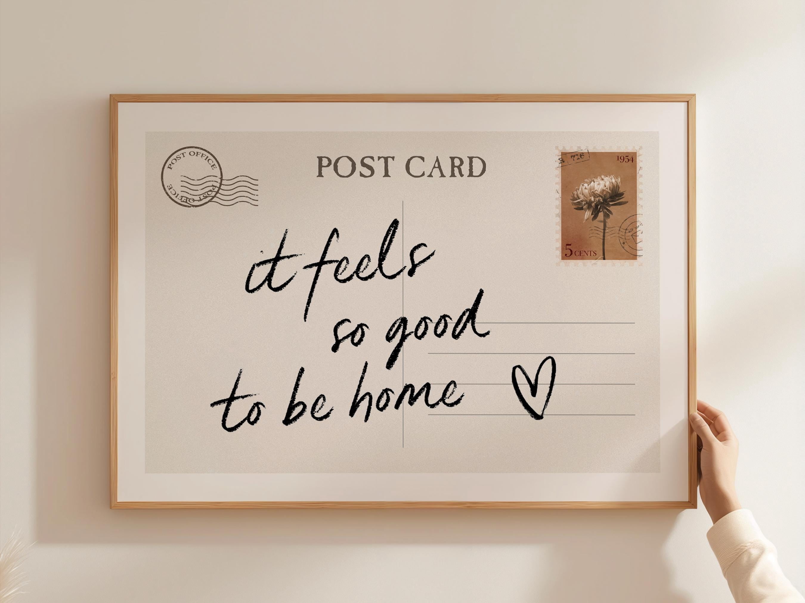It Feels So Good To Be Vintage Post Card Neutral Poster , Poster Print ...