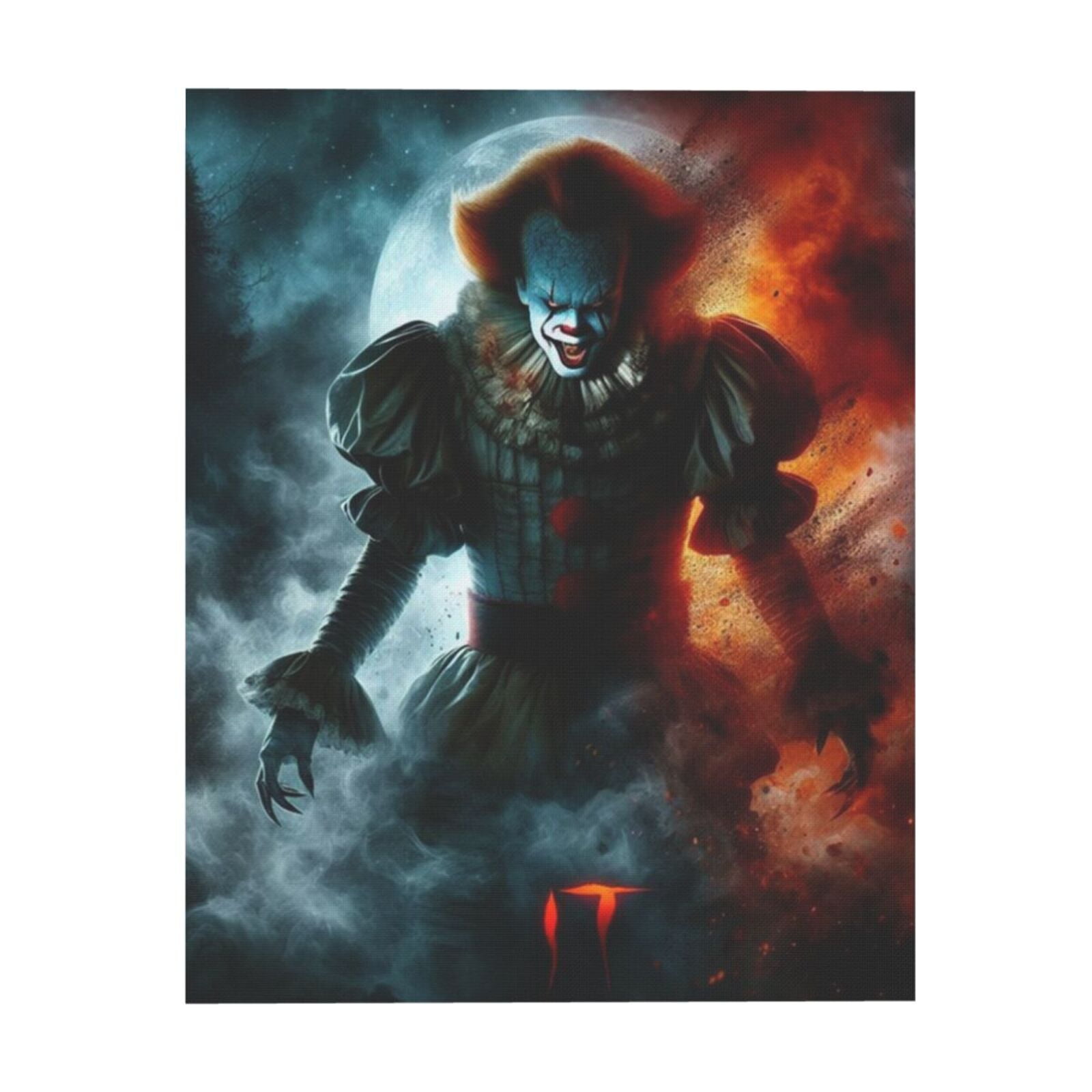 It Film Pennywise Canvas Decorative Poster Gift Art Picture Painting ...