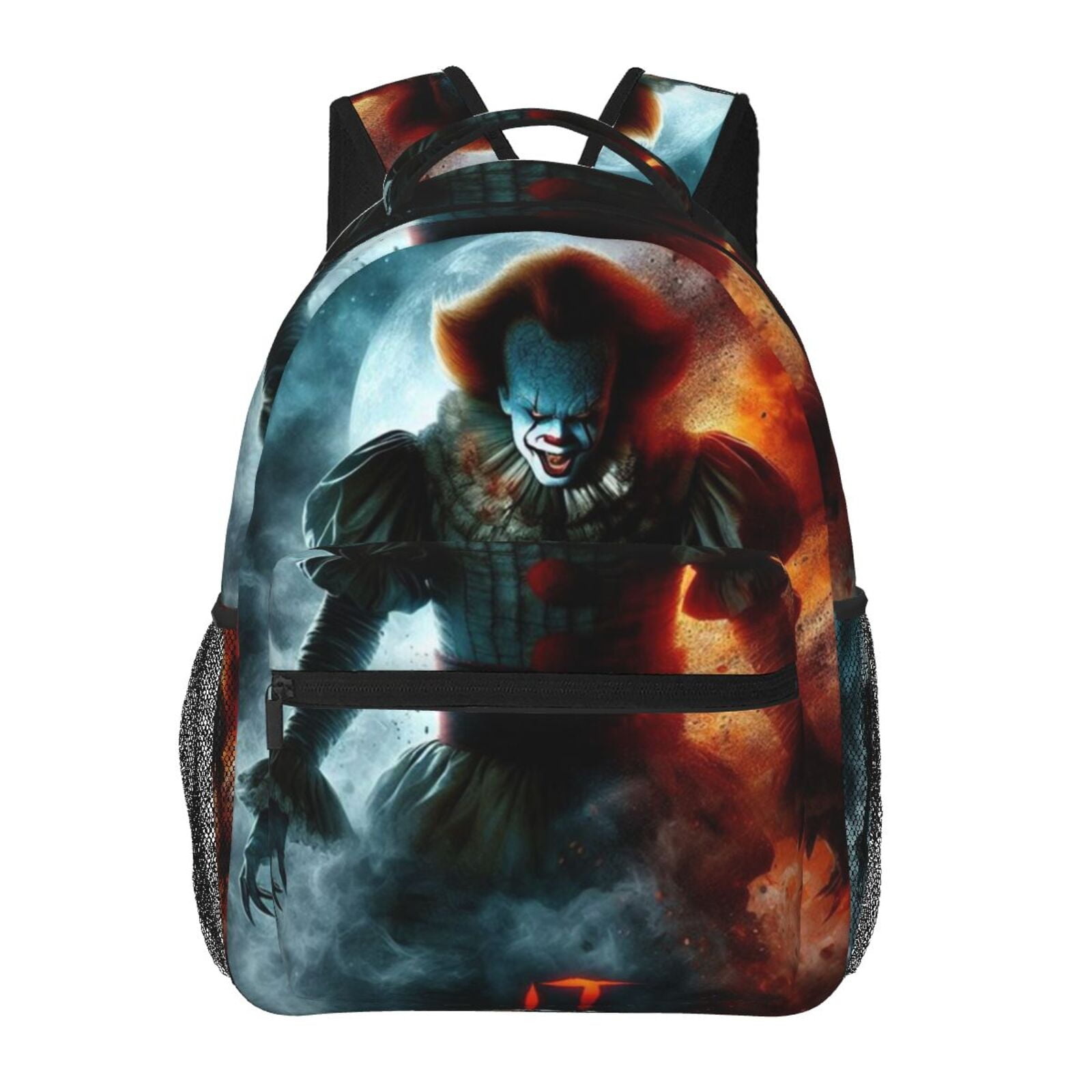 It Film Pennywise Casual Backpack Laptop Daypack School Bag Bookbag ...