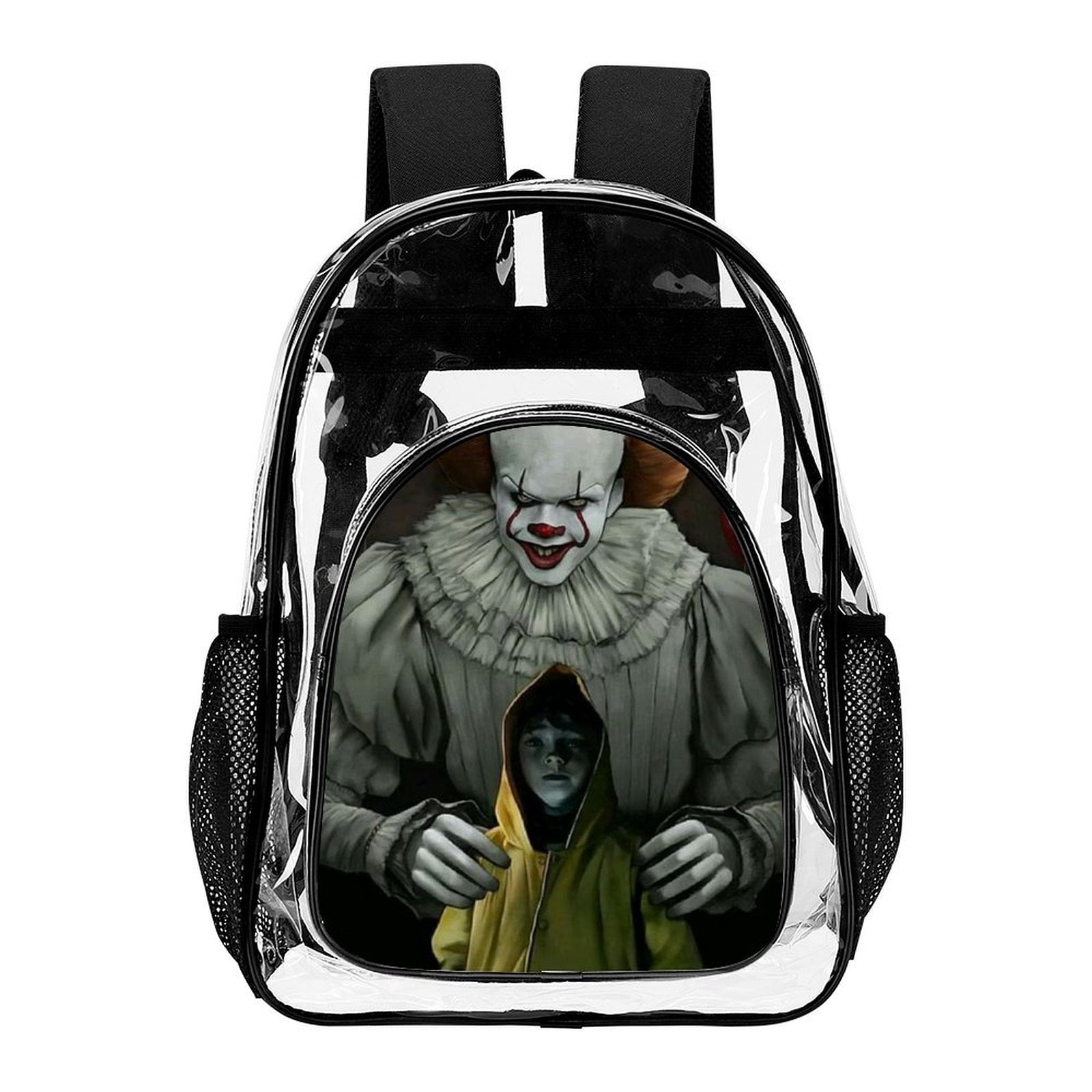 It Horror Pennywise Clown Transparent Backpack Satchel Bookbag ...