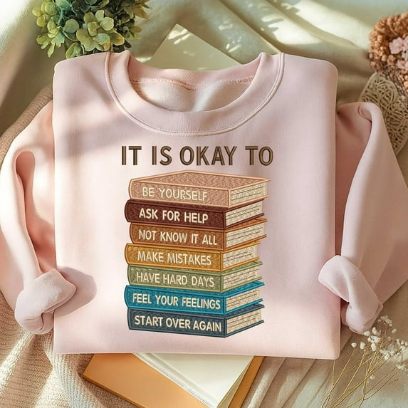 It Is Okay To Embroidery Design, Mental Health Quotes Embroidery File ...