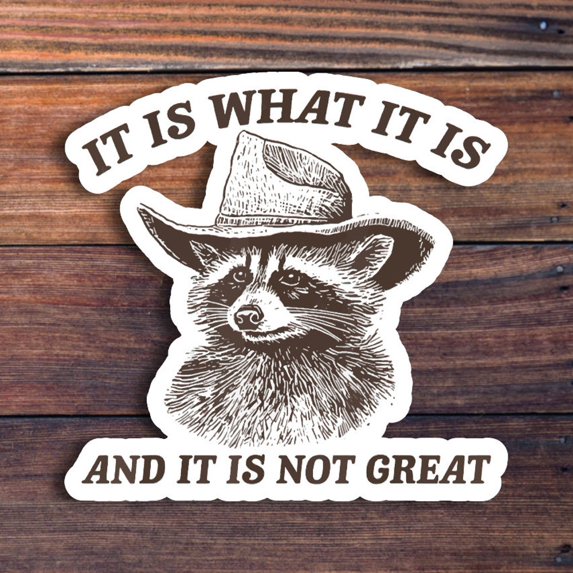It Is What It Is Sticker Phone Decal Water Bottle Stickers Car Decals ...