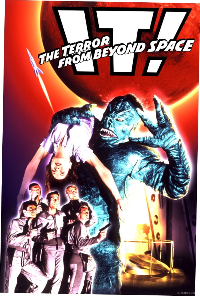 It Movie Poster The Terror From Beyond Space Metal Print 12x16 12x16 ...