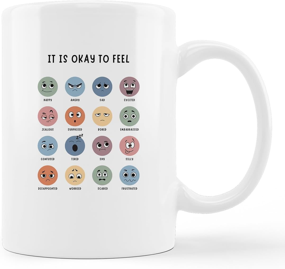 It is Okay to Feel Mental Health Feelings and Emotions Chart Mood Meter ...