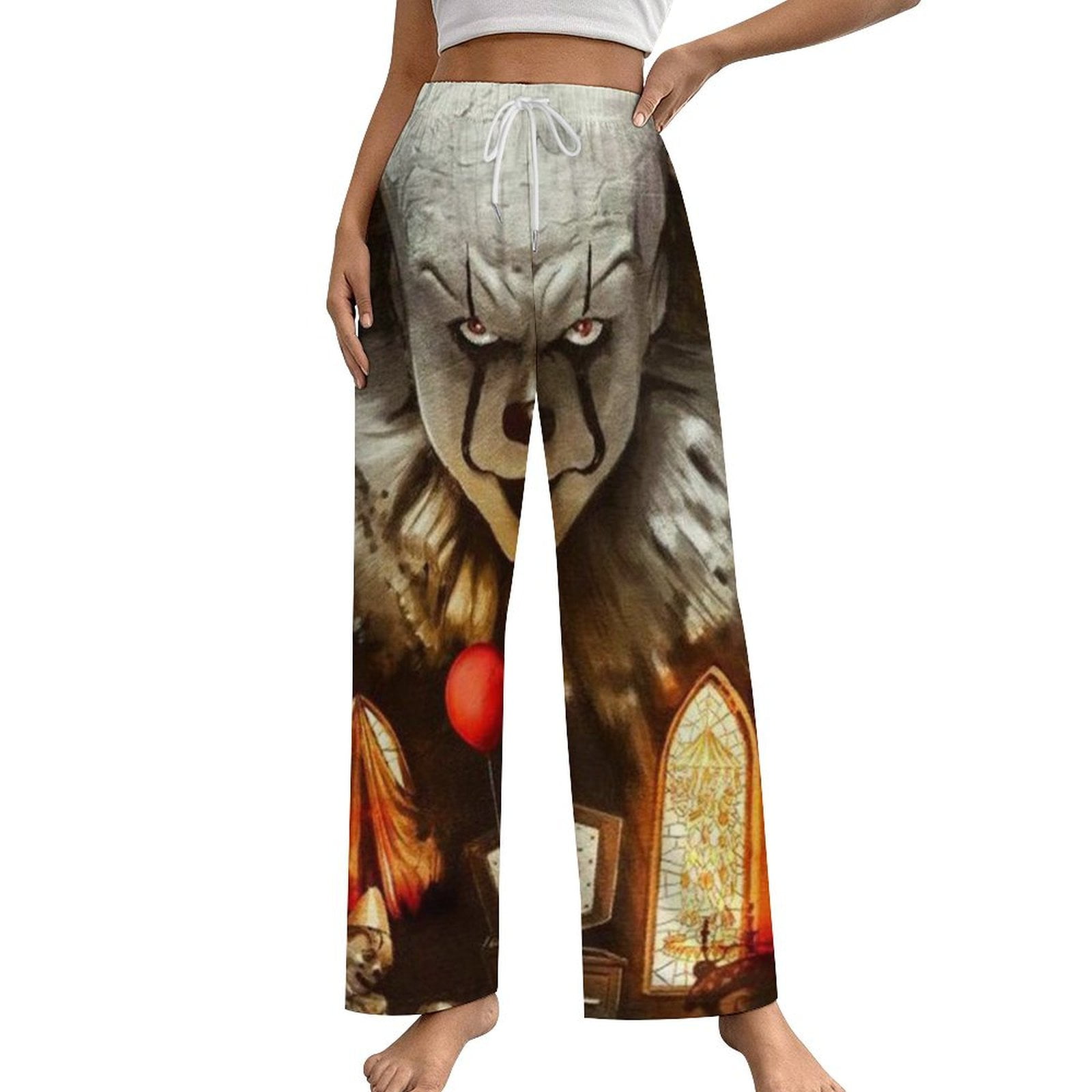 It Pennywise Clown Home Pajama Pants For Womens Comfortable Soft Lounge ...