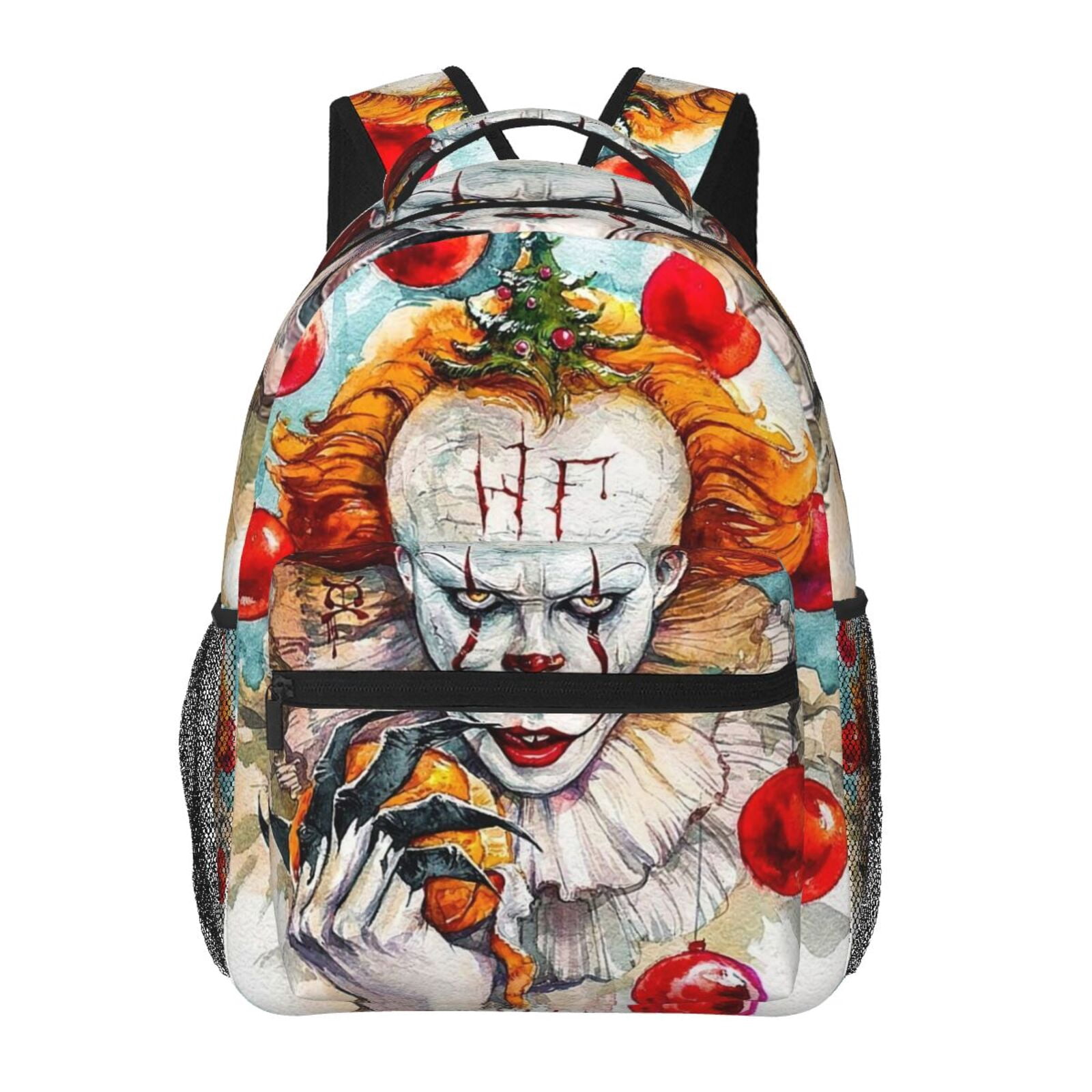It Pennywise Horror Backpack Cartoon Lightweight Laptop Bookbag College ...
