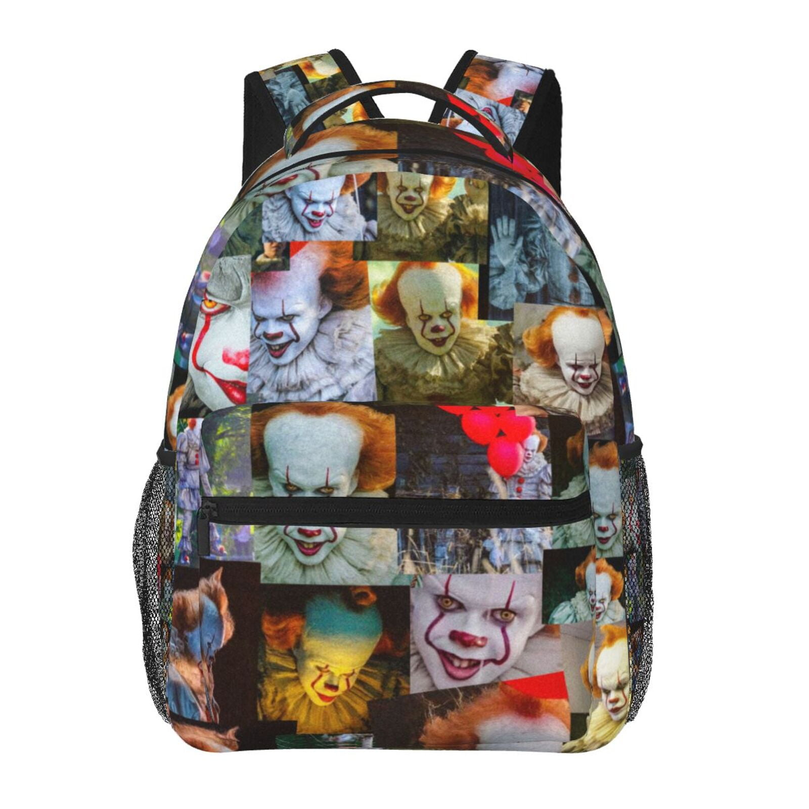 It Pennywise Horror Backpack Cartoon Lightweight Laptop Bookbag College Travel Hiking Work ...