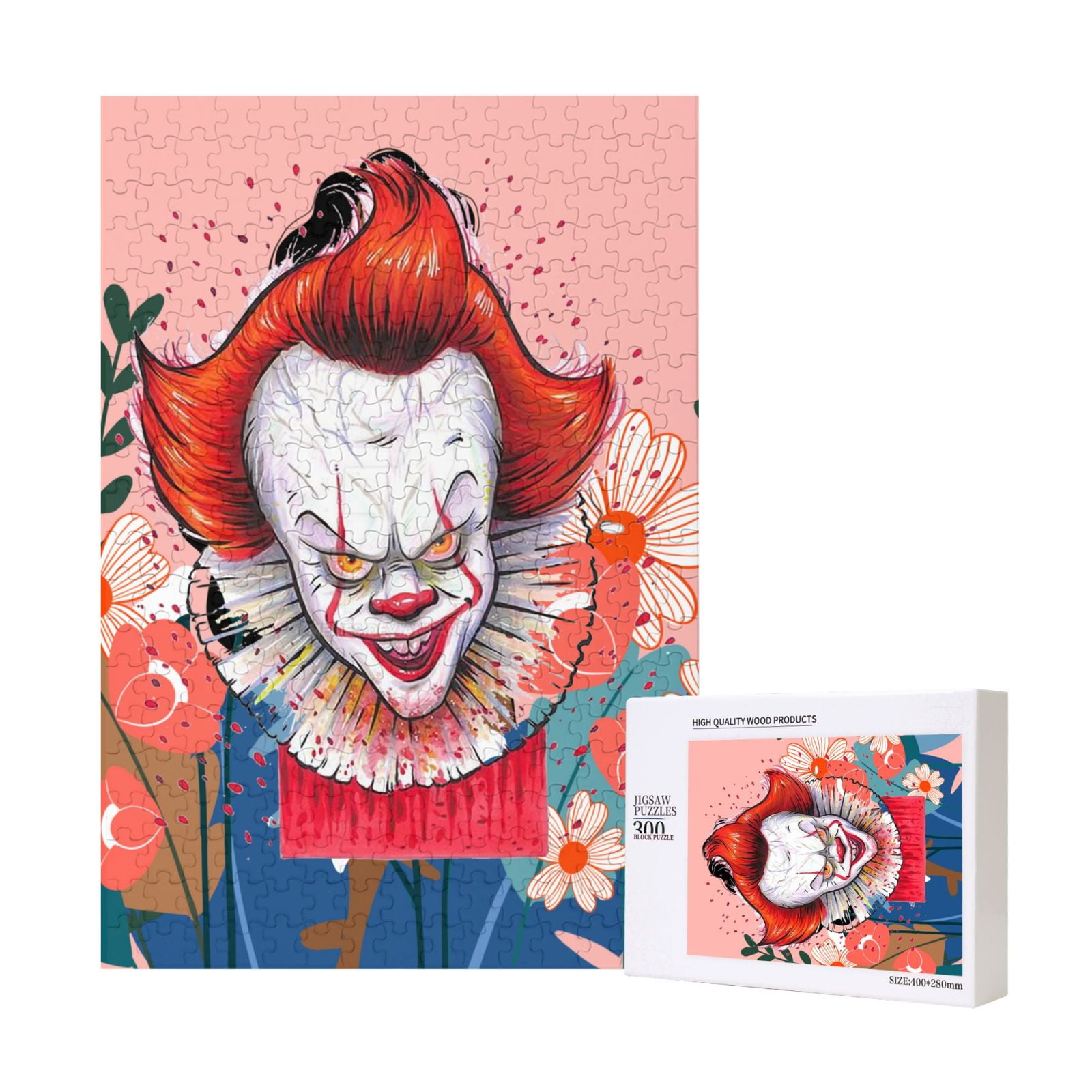It Pennywise M Picture Puzzle For Adults - 300 Piece Of Wooden Puzzle ...