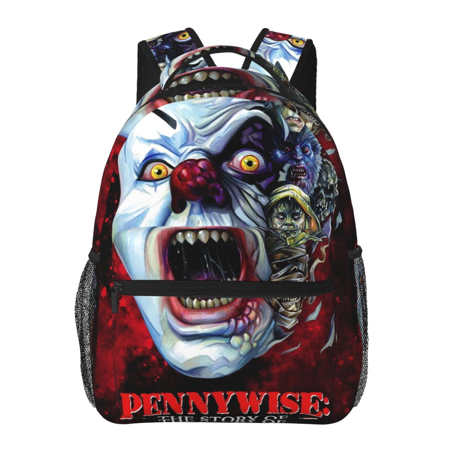 It Pennywise Movie Casual Backpack Laptop Daypack School Bag Bookbag ...