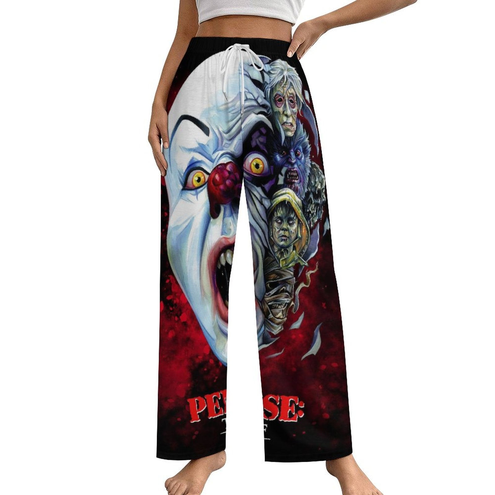 It Pennywise Movie Home Pajama Pants For Womens Comfortable Soft Lounge ...