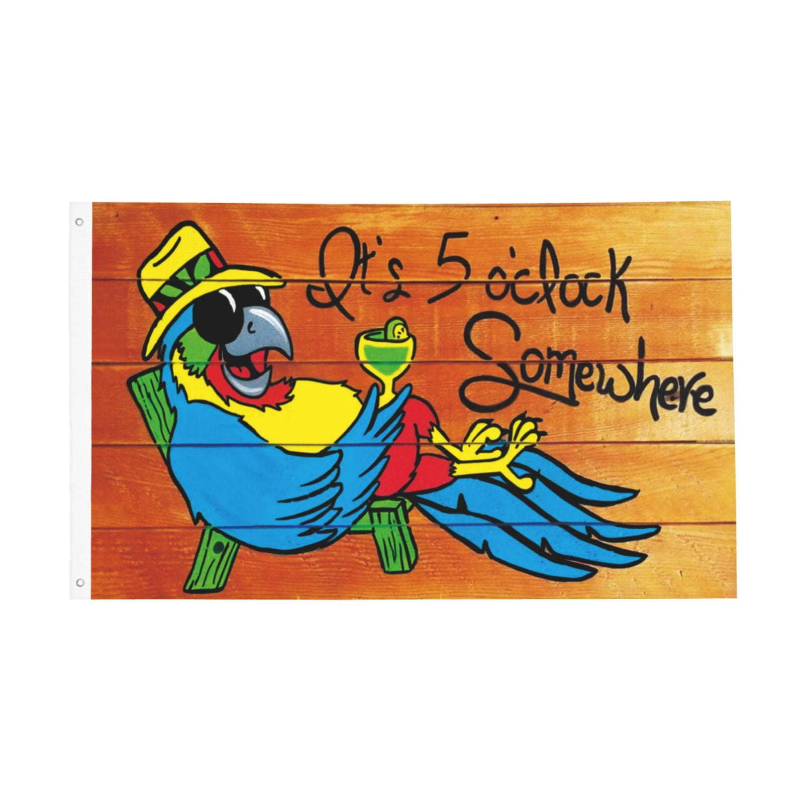 It'S 5 O'Clock Somewhere Flag 3x5 Ft Outdoor Indoor With Grommet Garden ...