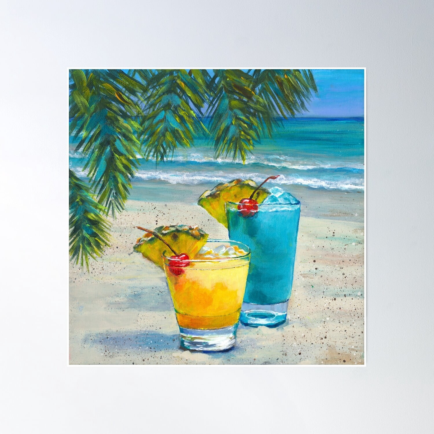 It'S A Beach Thing Poster Wall Art, Modern Wall Decor, 24x24 UNFRAMED ...