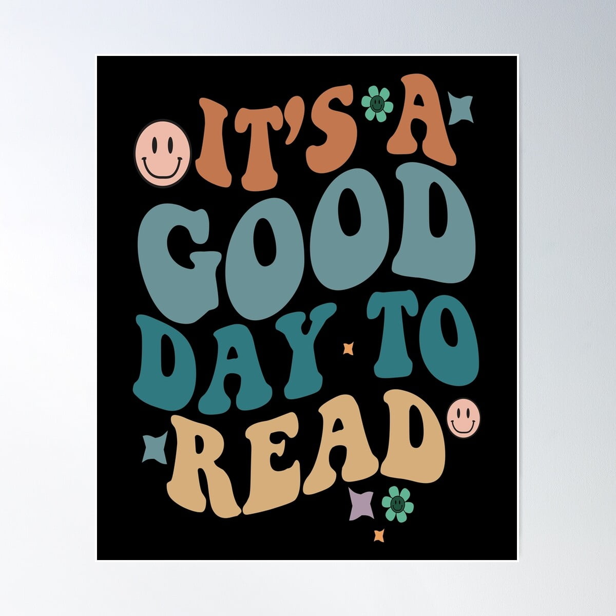 It'S A Good Day To Read Poster Wall Art, Modern Wall Decor For Living ...