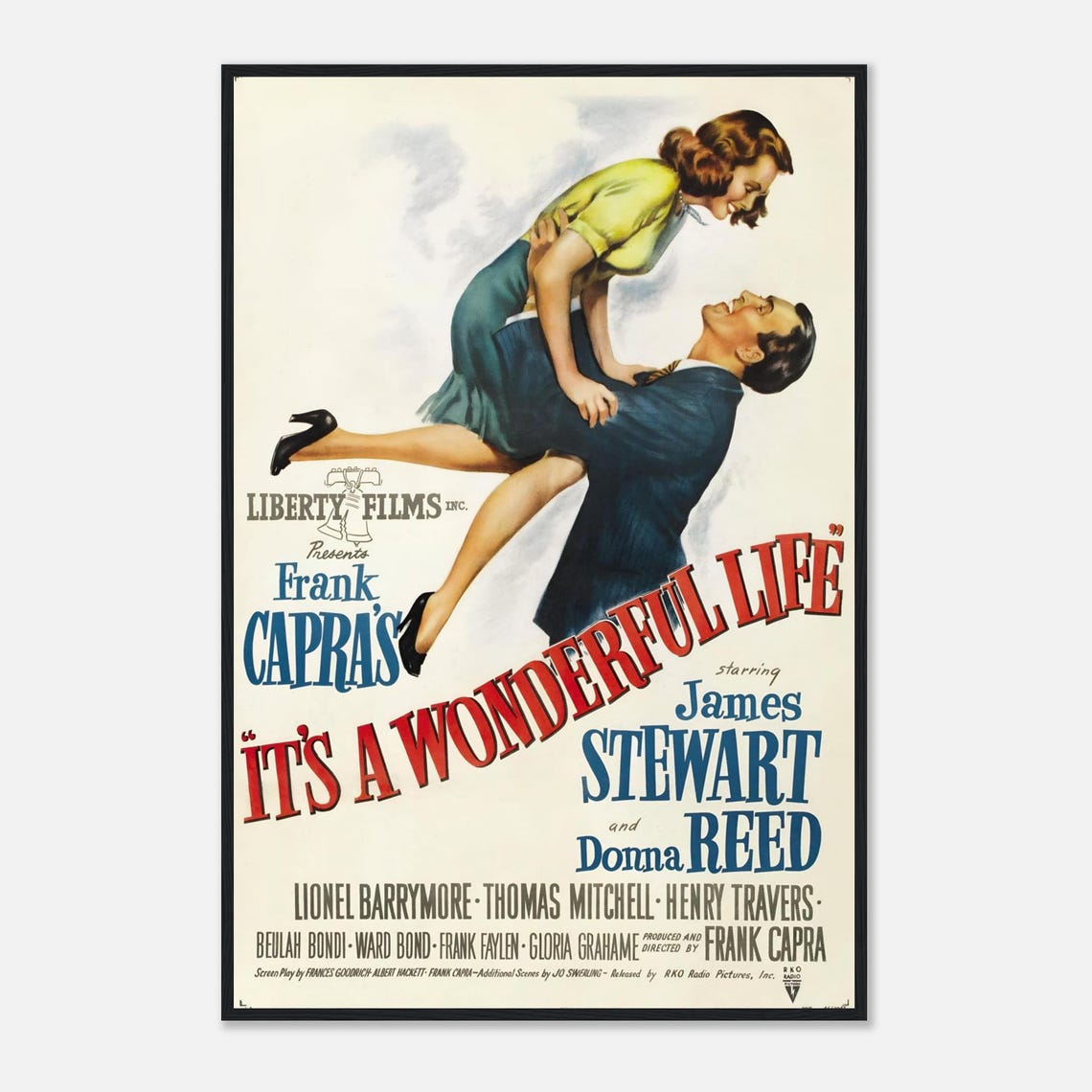 It’S A Wonderful Life Poster – Classic Christmas Movie Wall Art ...