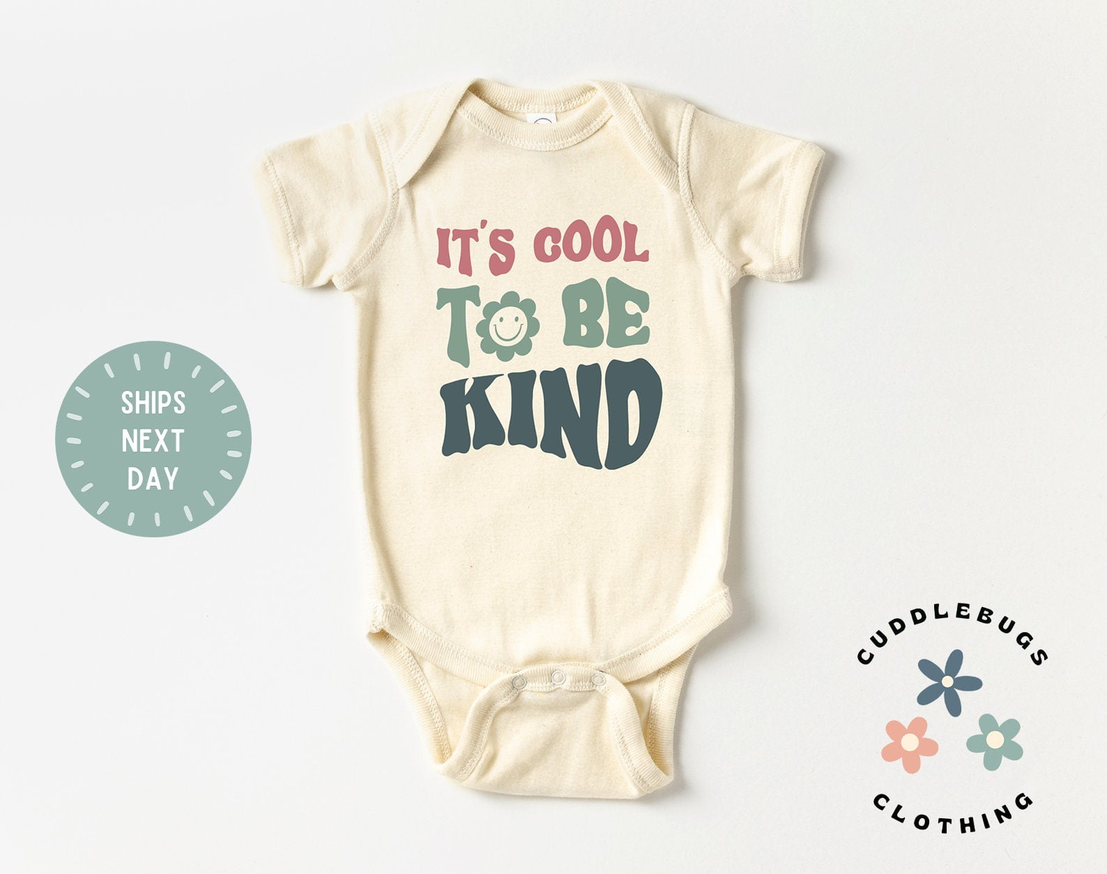 It'S Cool To Be Kind Onesies Bodysuit, Inspirational Be Kind Bodysuit ...