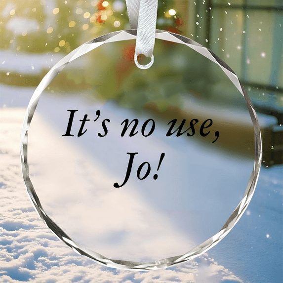 It'S No Use Jo Little Laurie Quote Film By Greta Gerwig Ornament, Home ...