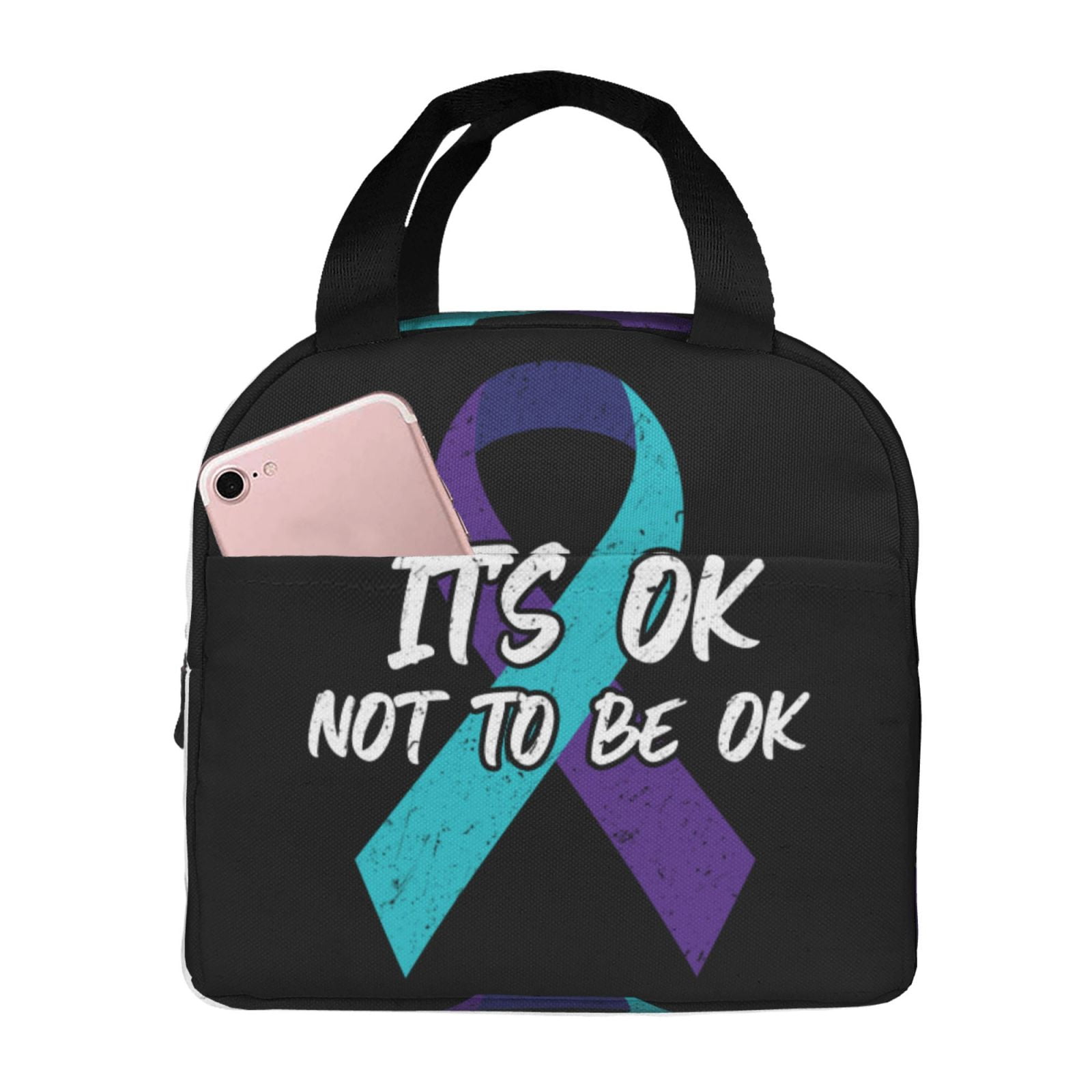 It'S Ok Not To Be Ok Suicide Prevention Awareness Lunch Bag Insulated ...