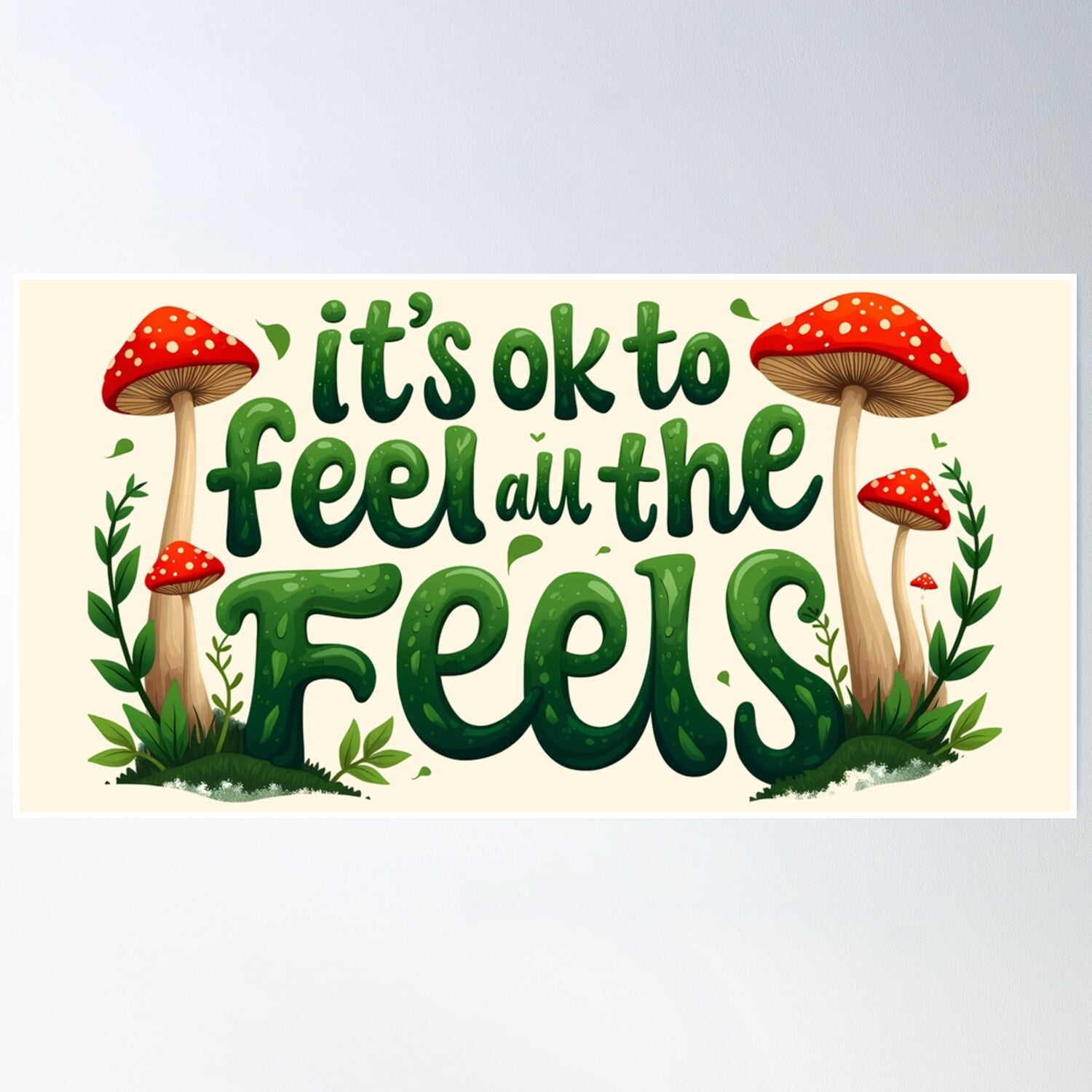 It'S Ok To Feel All The Feels Mental Health Motivational Quote ...