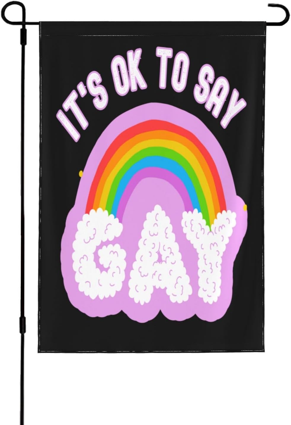 It'S Ok To Say Gay Flag Lgbt Flag Gay Pride Garden Flags Vertical ...