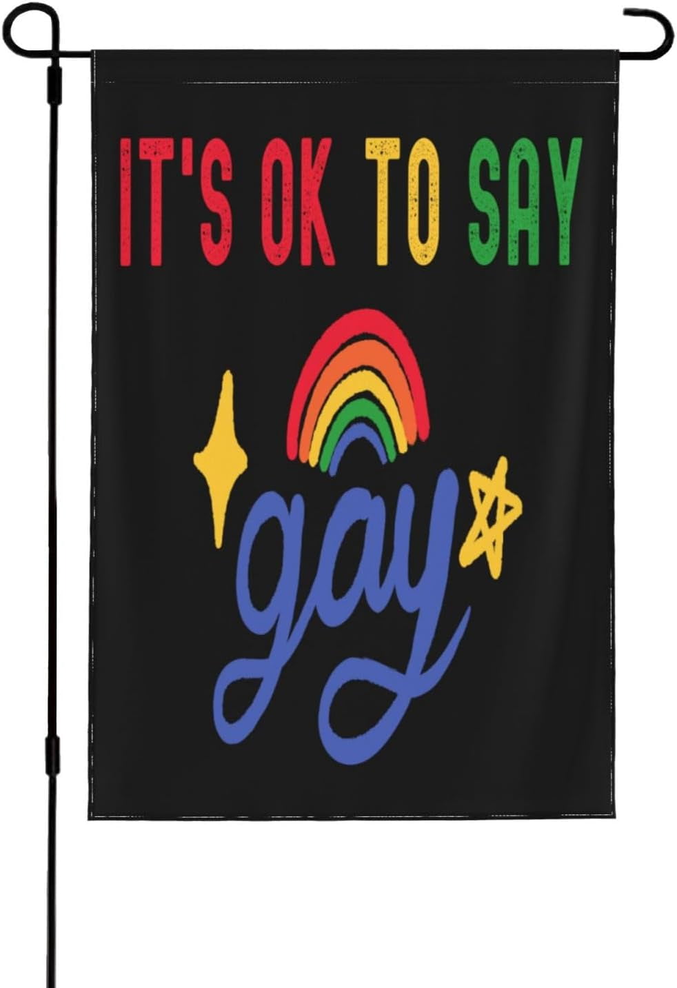 It'S Ok To Say Gay Flag Lgbt Flag Gay Pride Garden Flags Vertical ...