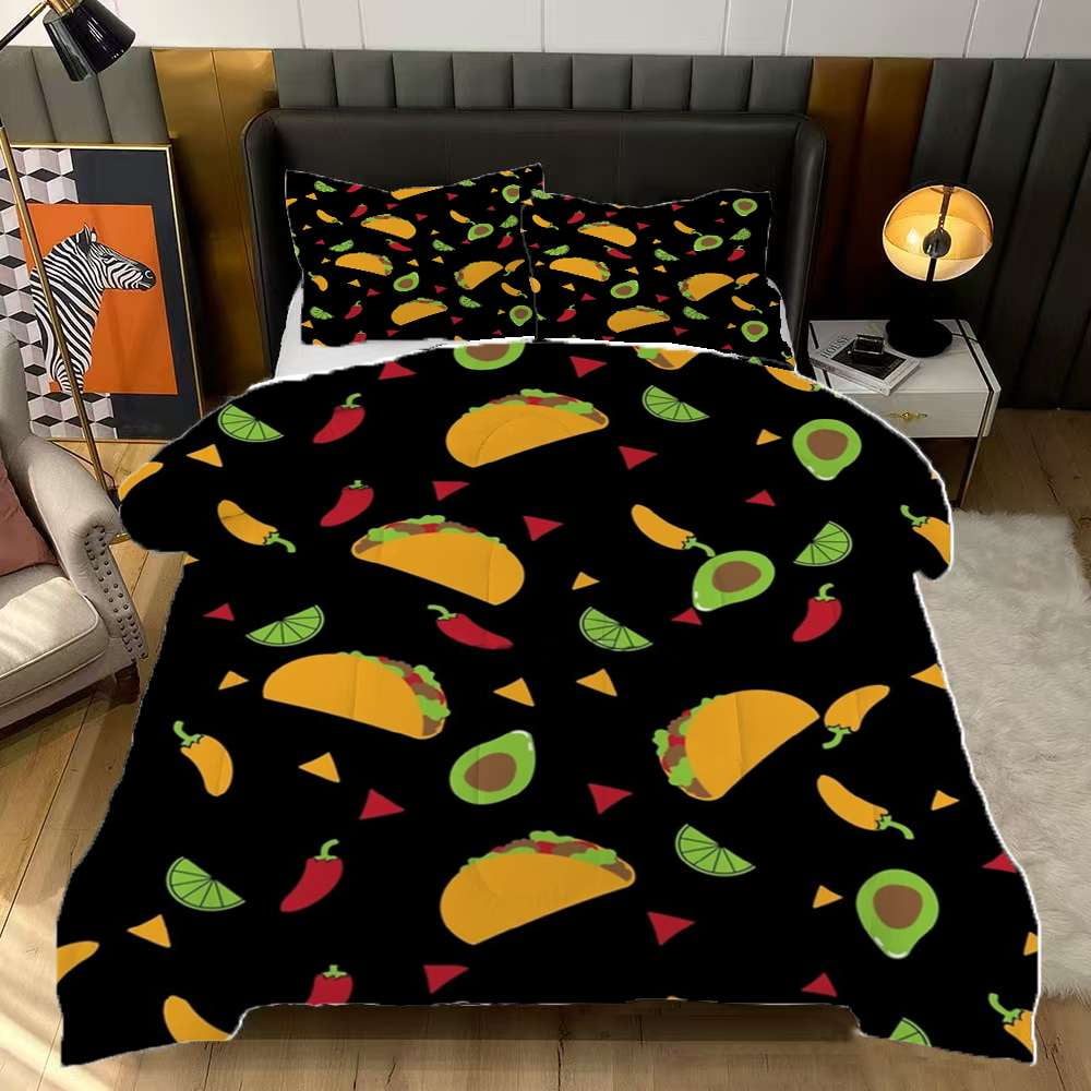It’S Taco Tuesday Everyday! Comforter Set Queen Size Bedding Set For ...