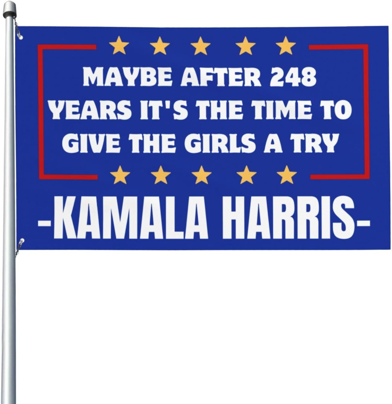 It'S The Time To Give The Girls A Try?Flag Vote Kamala Harris 2024 3x5 ...