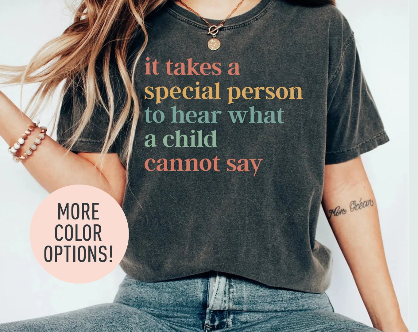 It Takes A Special Person To Hear What A Child Cannot Say Shirt ...