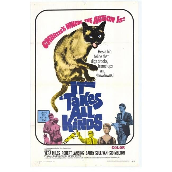 It Takes All Kinds Movie Poster - 27 x 40 in. - Walmart.com
