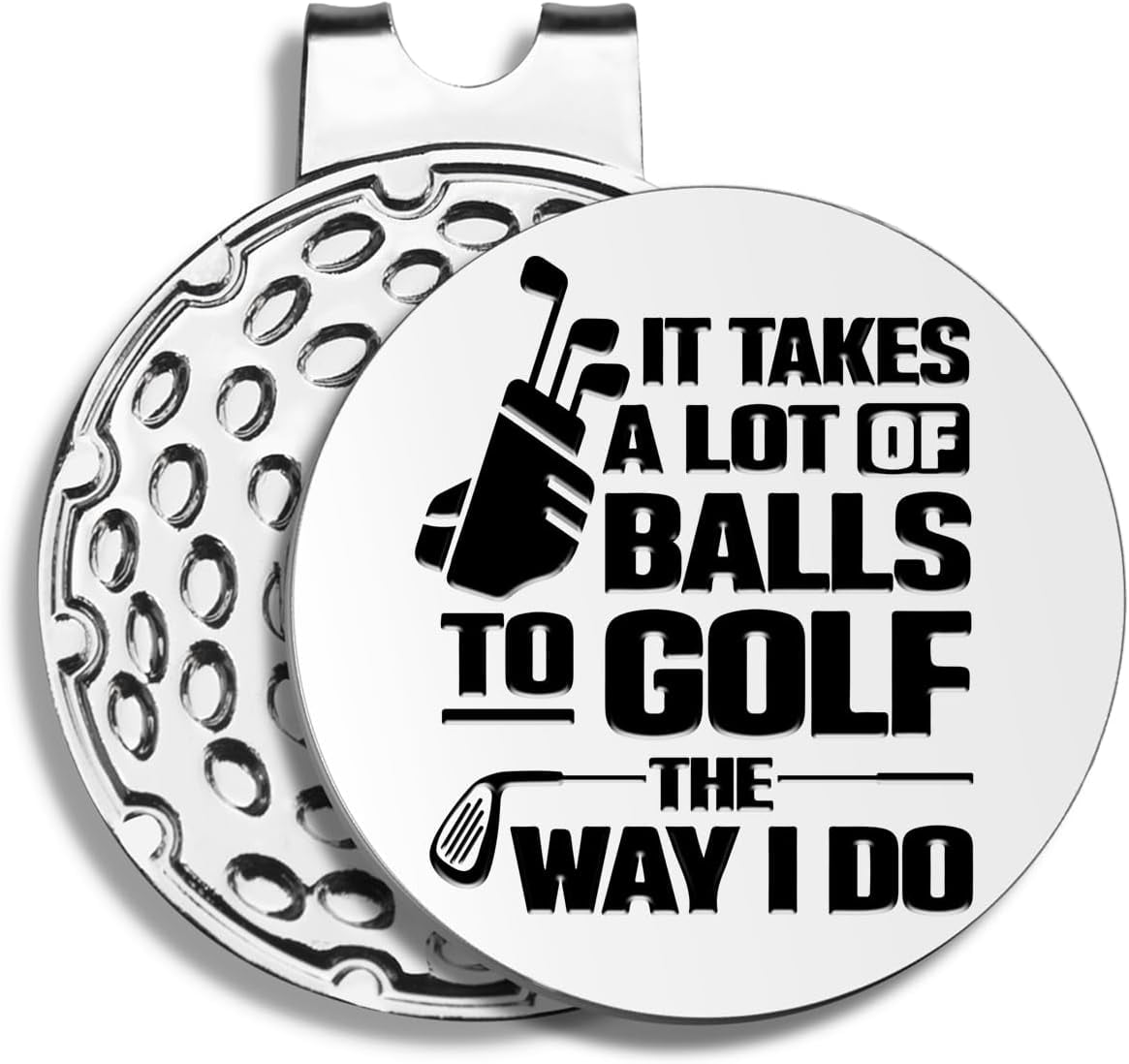 It Takes a Lot Funny Golf Ball Markers, Magnetic Golf Ball Markers with ...