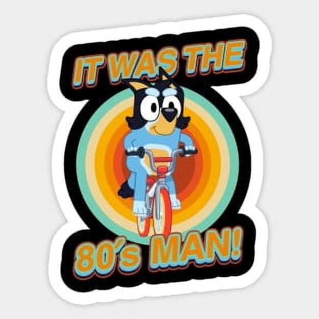 It Was The 80S Man! Sticker Phone Decal Water Bottle Stickers Car ...