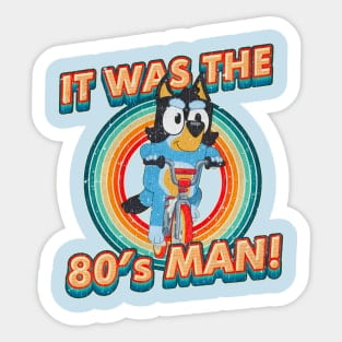 It Was The 80S Man Sticker Phone Decal Water Bottle Stickers Car Decals ...