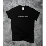 It Will End In Tears Darkwave Gothic Music Lover 4AD Fan Graphic Tee ...