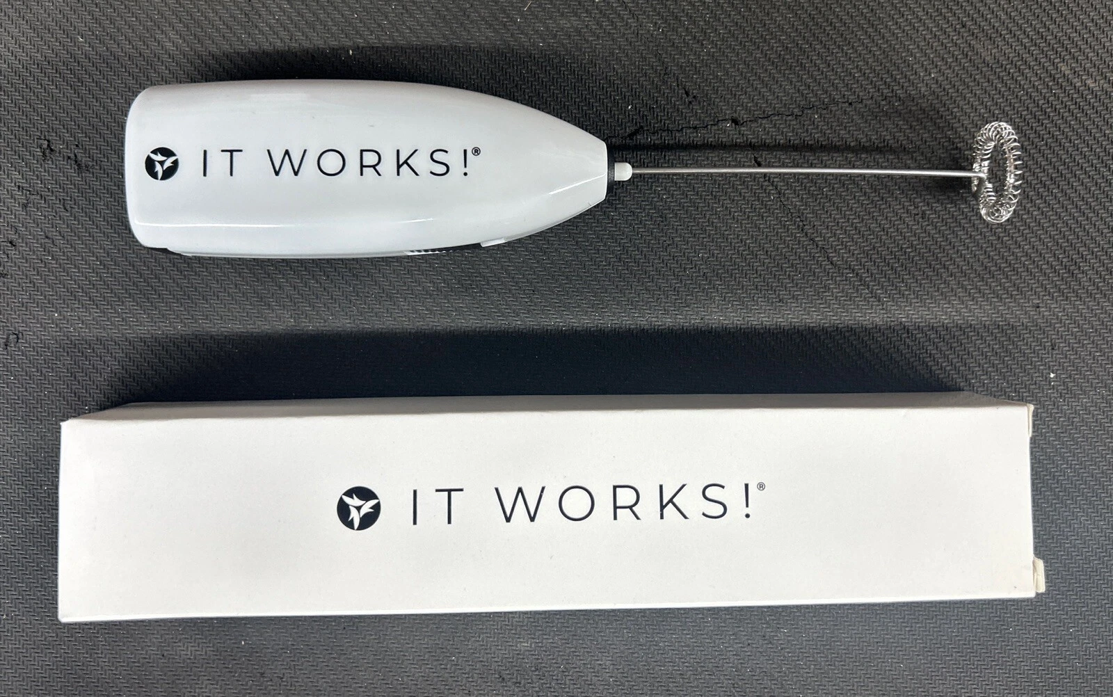 It Works Milk Frother Handheld - Hand Frother For Coffee - Drink Mixer ...