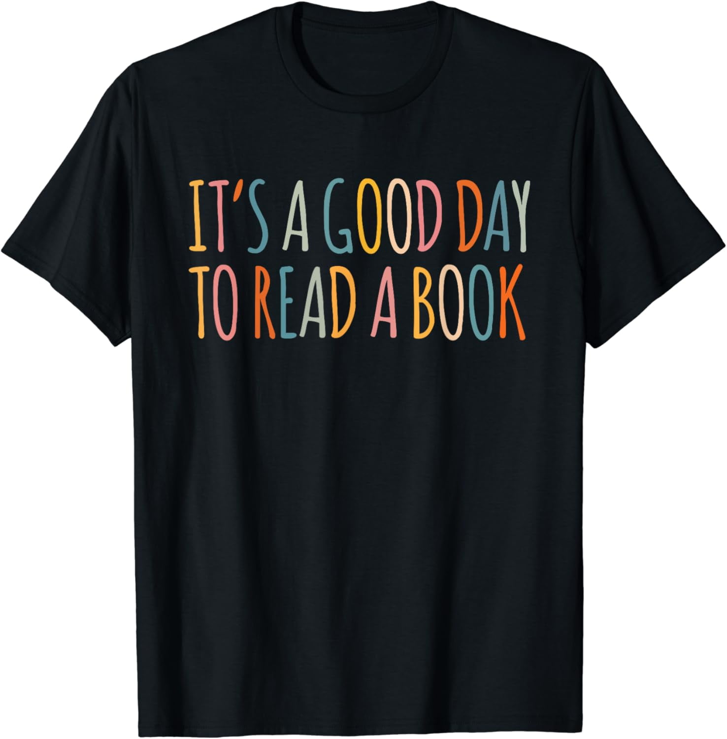 It a Good Day to Read a Book Lovers Library Reading Women T-Shirt ...