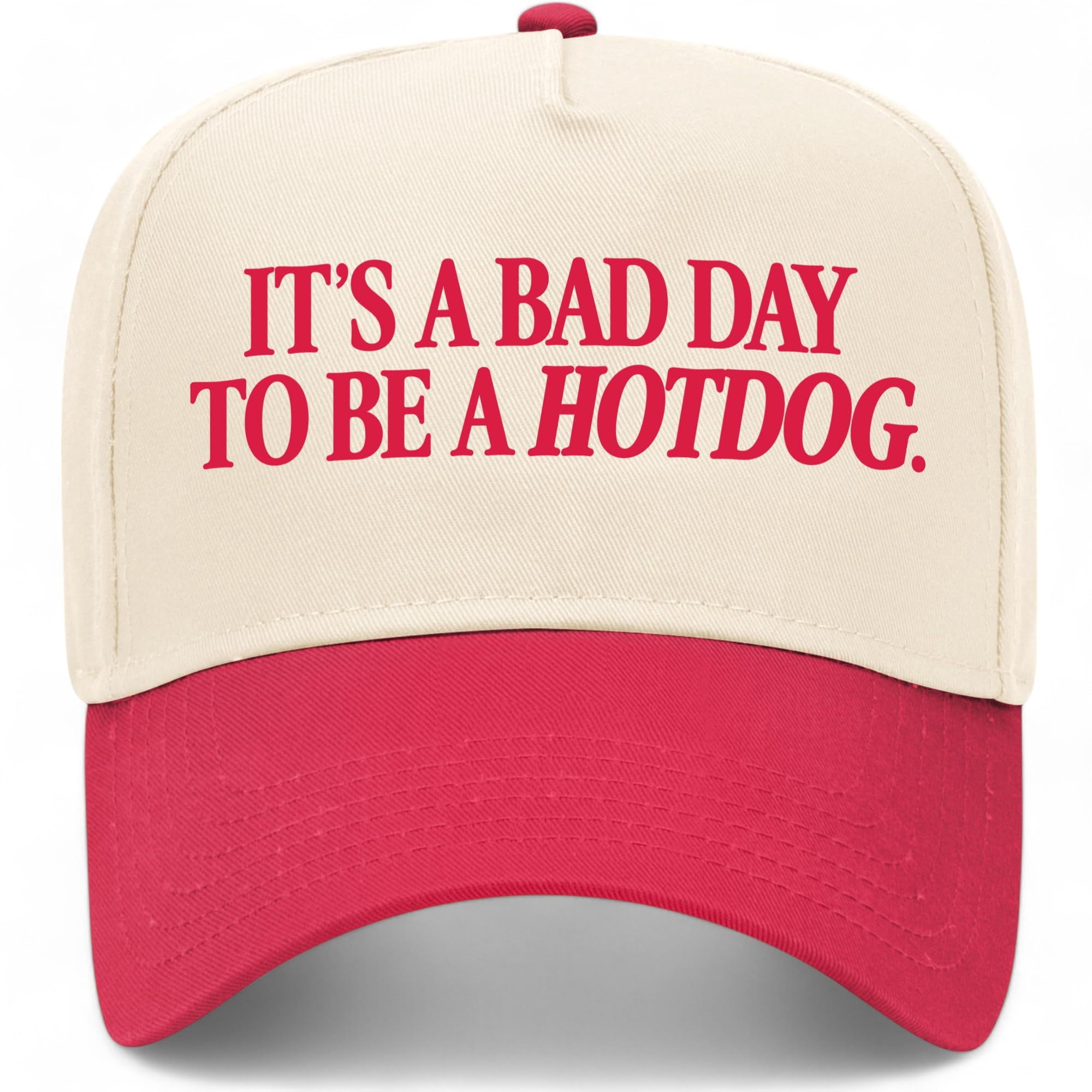 It's A Bad Day To Be A Hotdog Vintage Trucker Hat | Premium Snapback ...