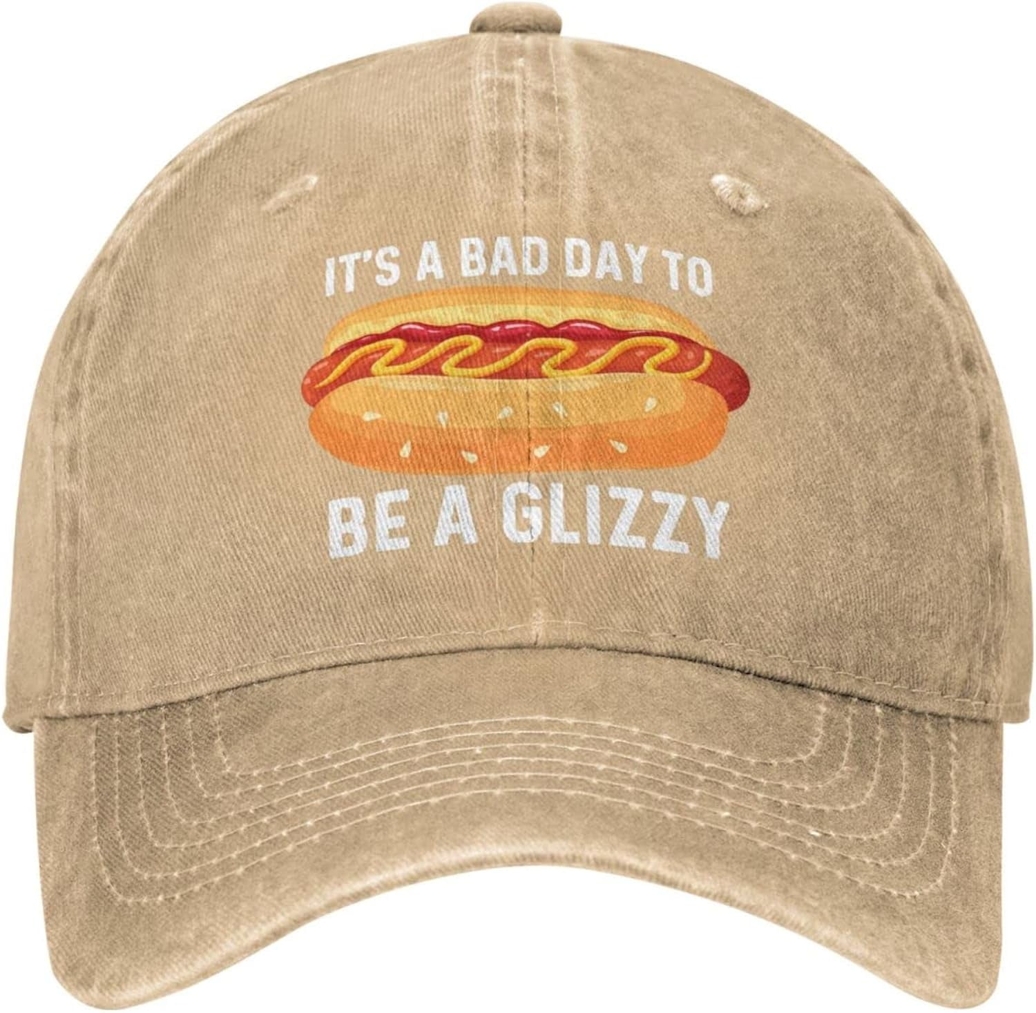 It's A Bad Day to Be A Glizzy Hat Men Dad Hat Funny Hats - Walmart.com
