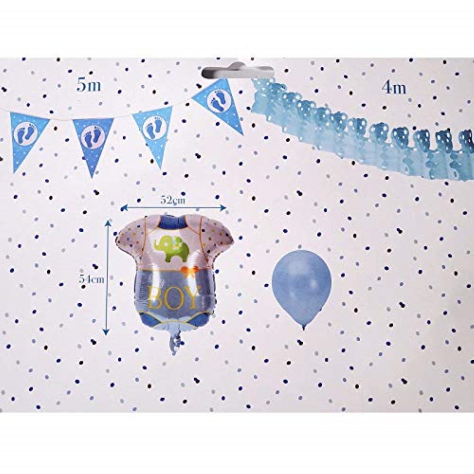It's A Boy Blue 13 Piece Party Set Baby Shower Banner Pennant and ...