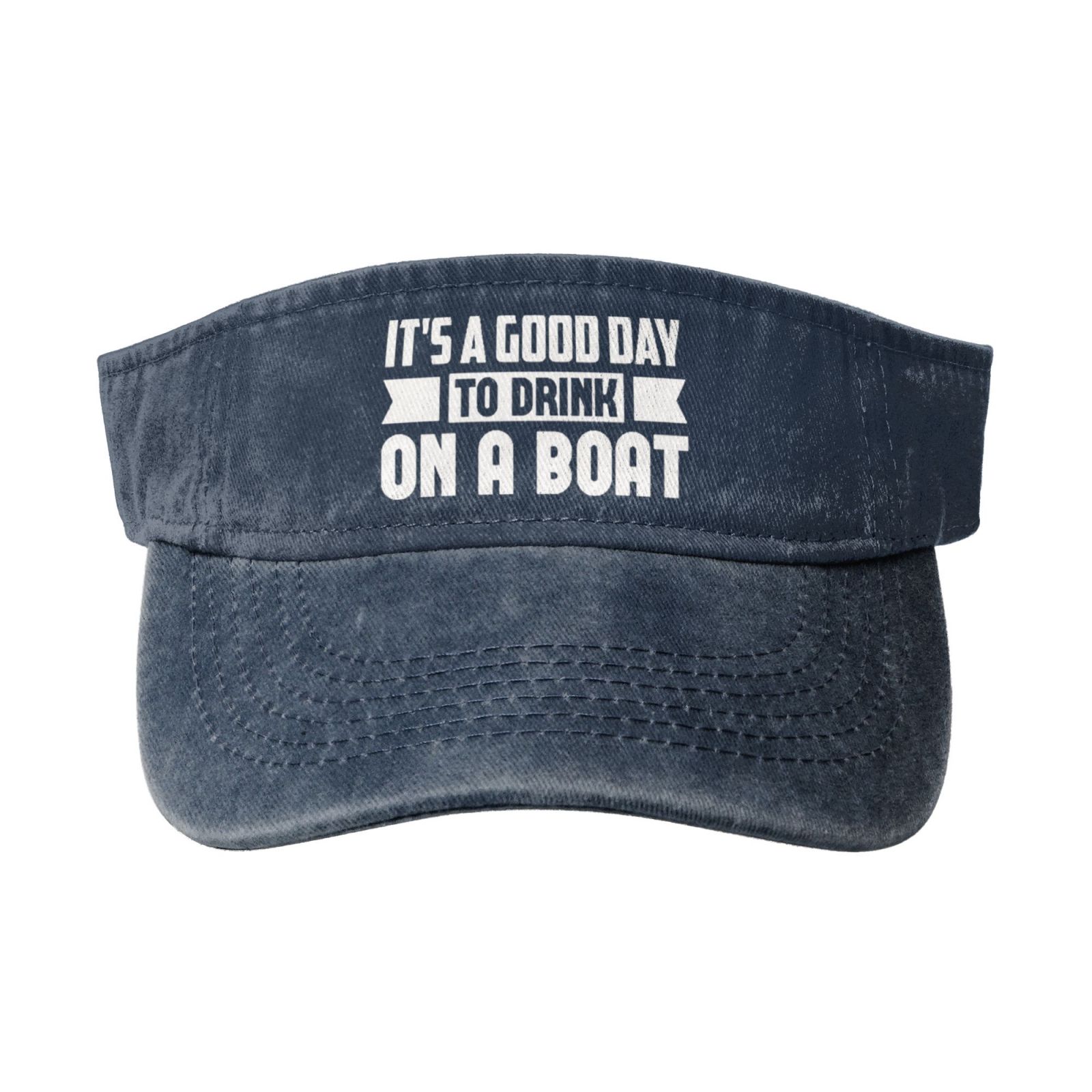 It's A Good Day to Drink On A Boat Sun Visor Hats for Women Men ...